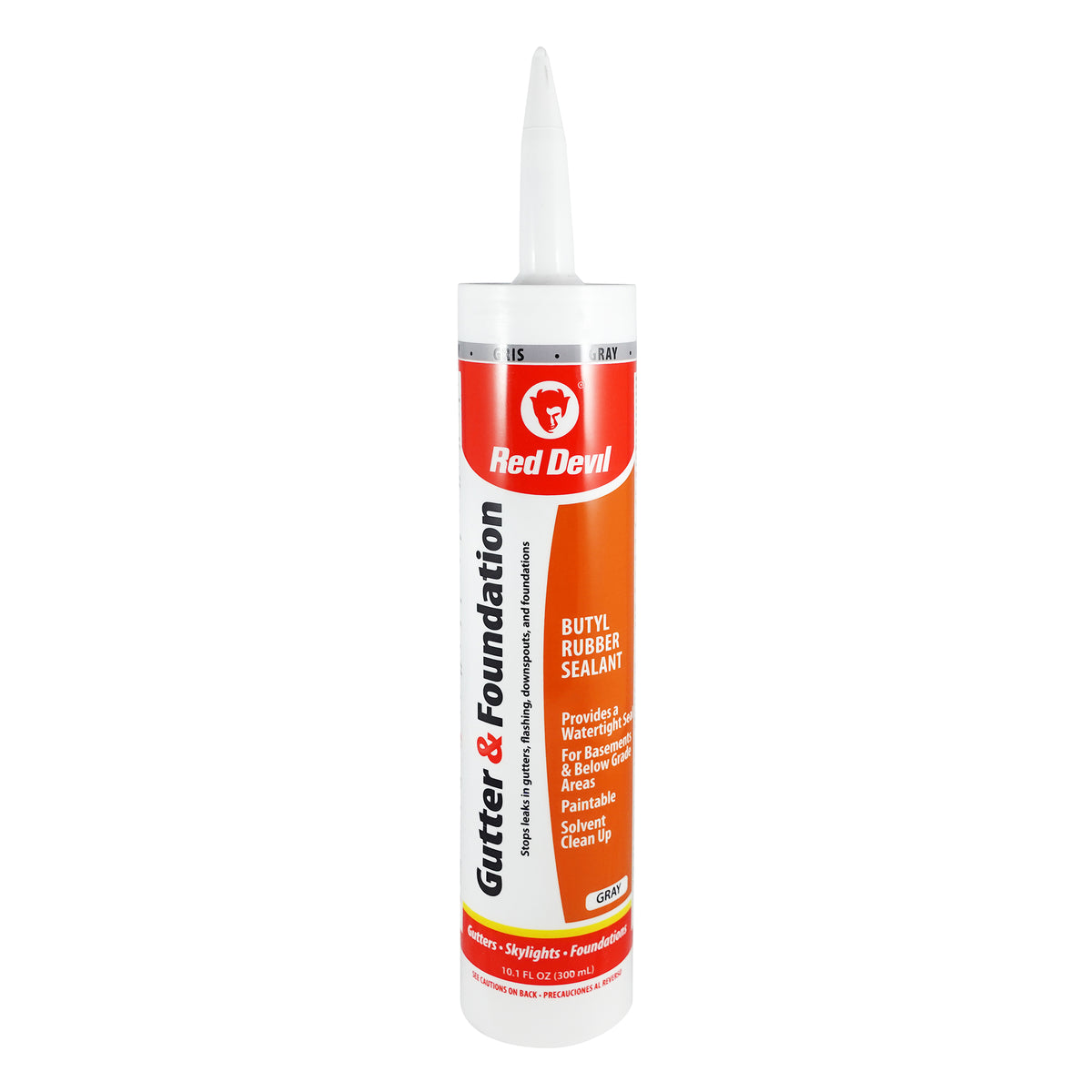 GUTTER & FOUNDATION SEAL, GRAY 10.1OZ BUTYL RUBBER SEALANT