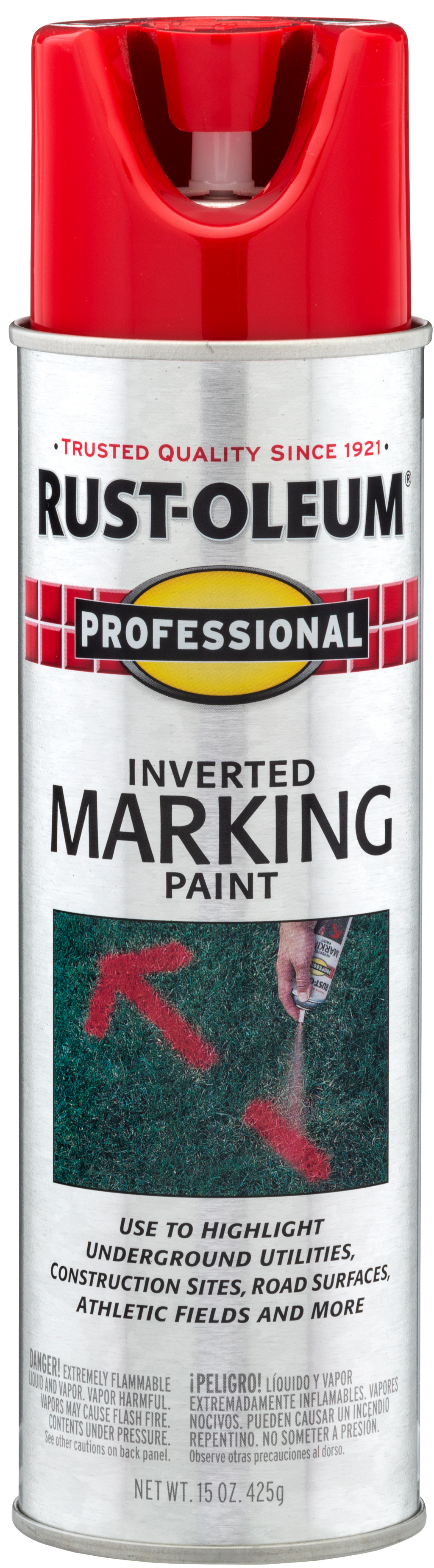 SAFETY RED 15OZ INV MARKING PAINT